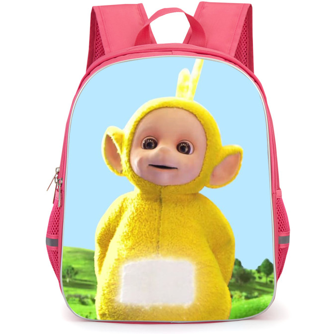 Teletubbies Laa Laa Backpack StudentPack - Laa Laa Blue Sky Background ...