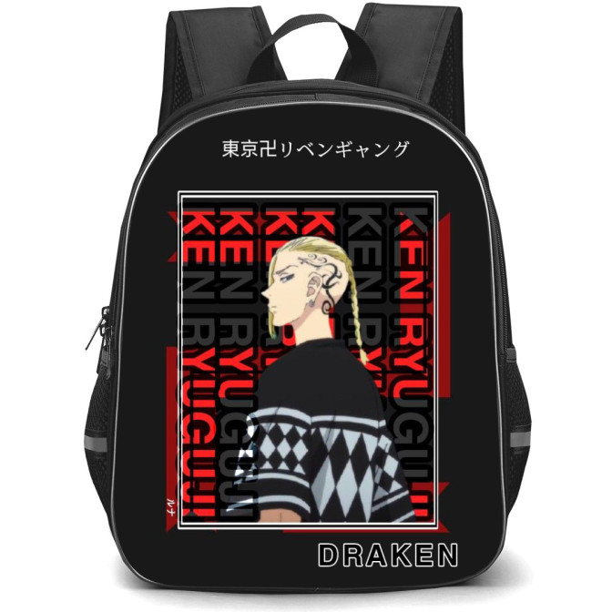 Tokyo Revengers Baji Backpack StudentPack - Baji Smile Portrait ...