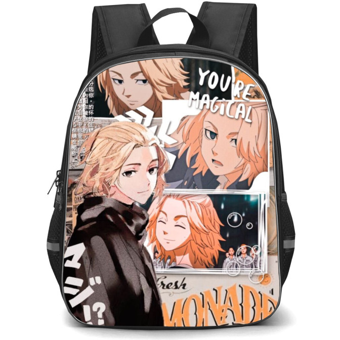 Tokyo Revengers Mikey Backpack StudentPack - Mikey Magical Collage ...