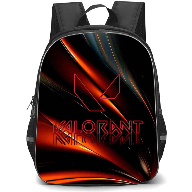 Valorant Backpack StudentPack - Valorant Fire Glass Logo | Trendapack
