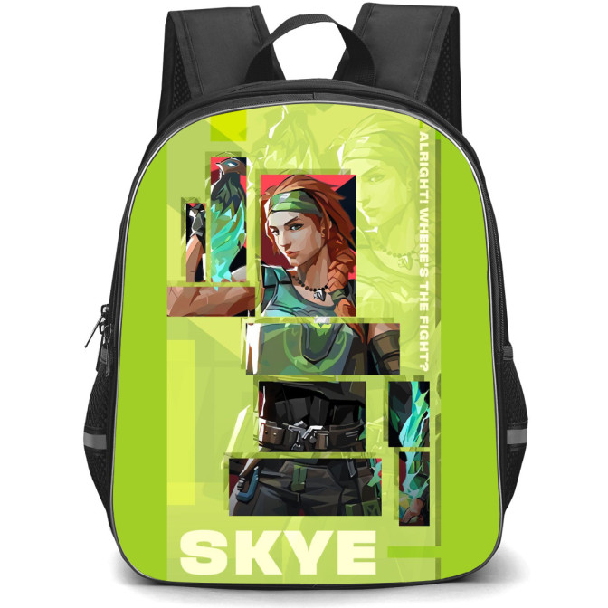 Valorant Skye Backpack StudentPack - Skye Fan Art | Trendapack