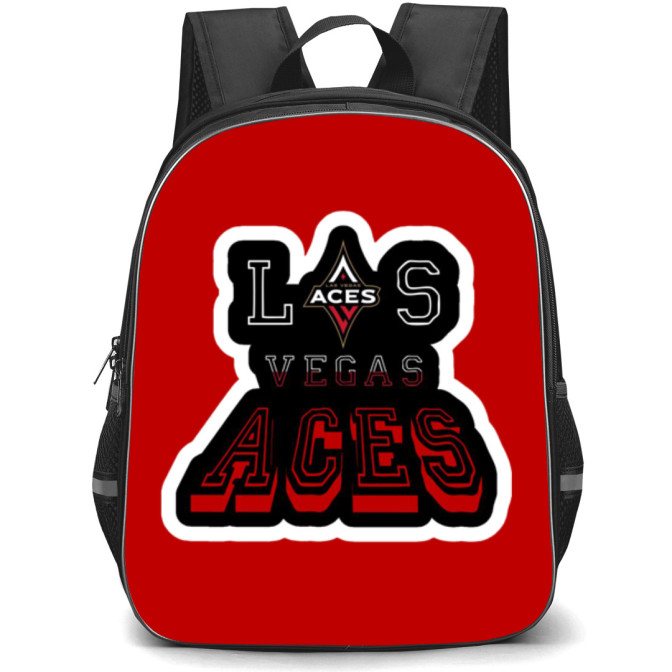 WNBA Las Vegas Aces Backpack StudentPack - Las Vegas Aces Black Sticker ...