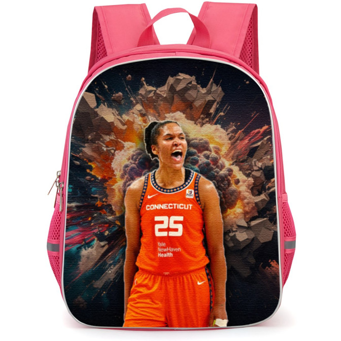 WNBA Alyssa Thomas Backpack StudentPack - Alyssa Thomas Shouting Retro ...