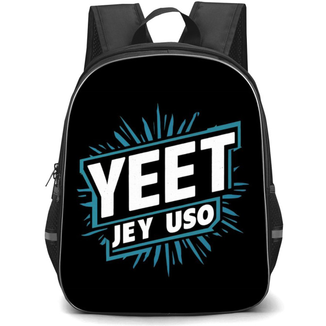 WWE Jey Uso Backpack StudentPack - YEET JEY USO Sticker Art | Trendapack