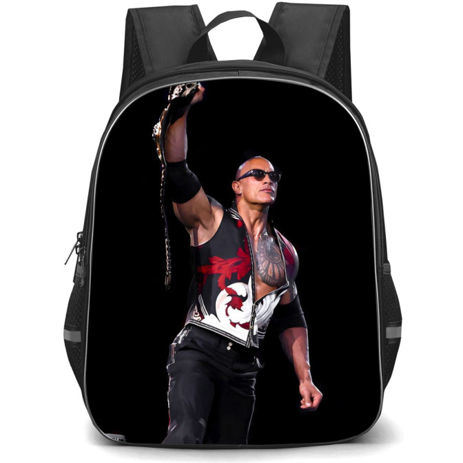 WWE The Rock Backpack StudentPack - The Rock Full Body Portrait ...