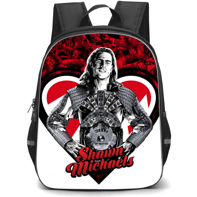 WWE Shawn Michael Backpack StudentPack - Shawn Michael Heart Portrait ...