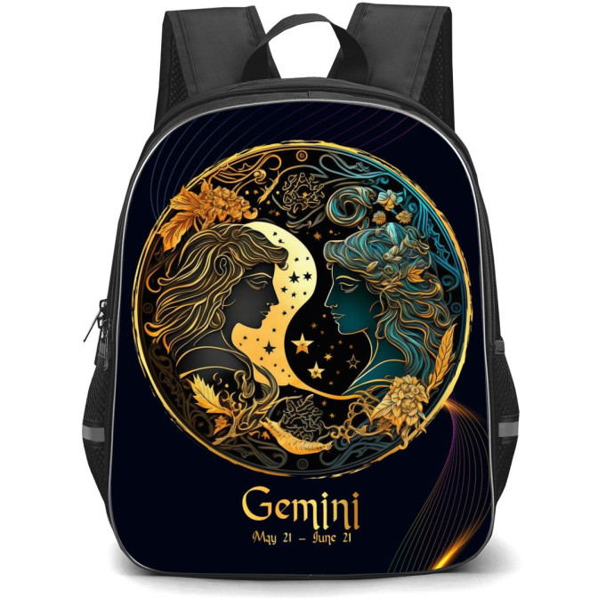 Zodiac Sign Gemini Backpack StudentPack - Gemini Avatar | Trendapack