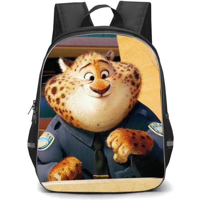 Zootopia Clawhauser Backpack Student Pack - Clawhauser Smiling Portrait ...