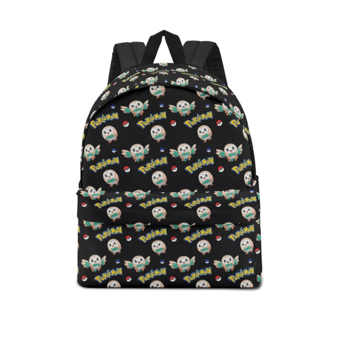 Pokemon Rowlet School Backpack Multicolor Schoolbag Rucksack - Rowlet ...