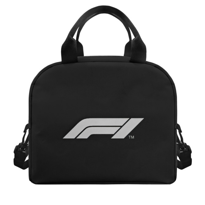 F1 Formula One Lunch Box - F1 Formula One Logo On Black Background ...