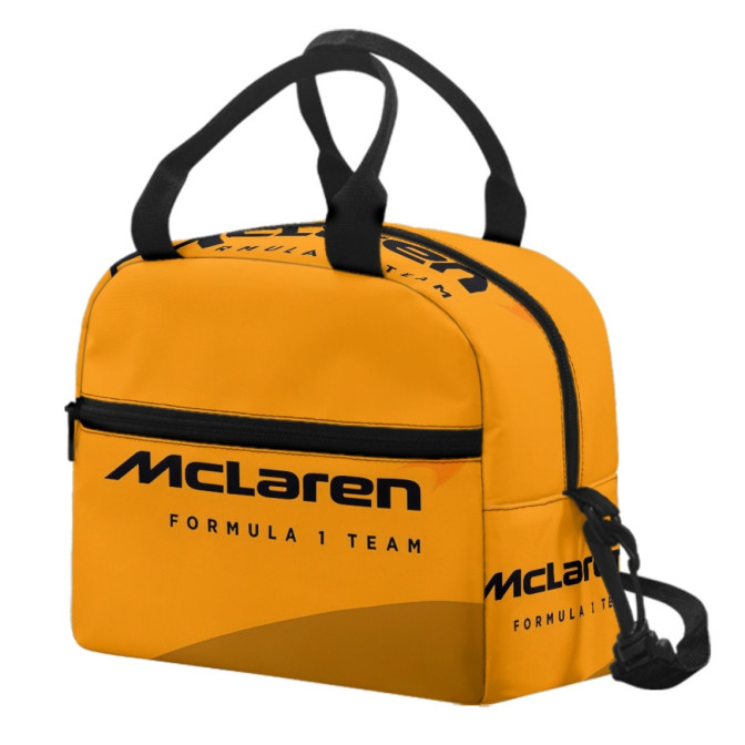 F1 Formula One Mclaren Lunch Box - Mclaren Formula 1 Team Orange Poster ...