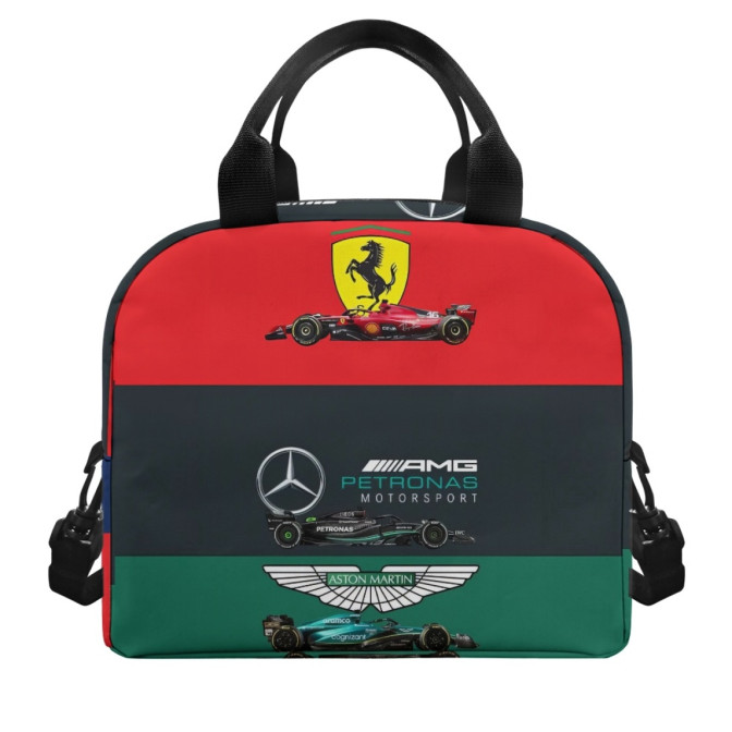 F1 Formula One Lunch Box - F1 Formula One Red Bull Ferrari Petronas And ...