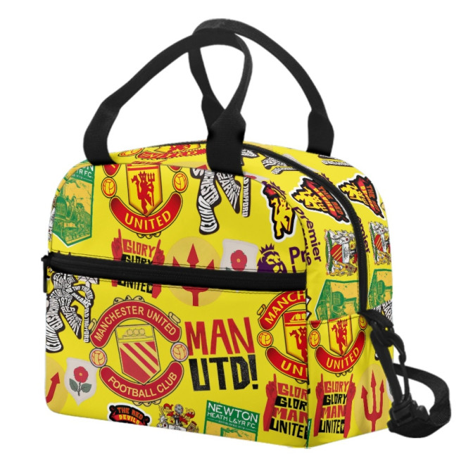 Manchester United F.C Lunch Box - Manchester United F.C Mania Collage ...