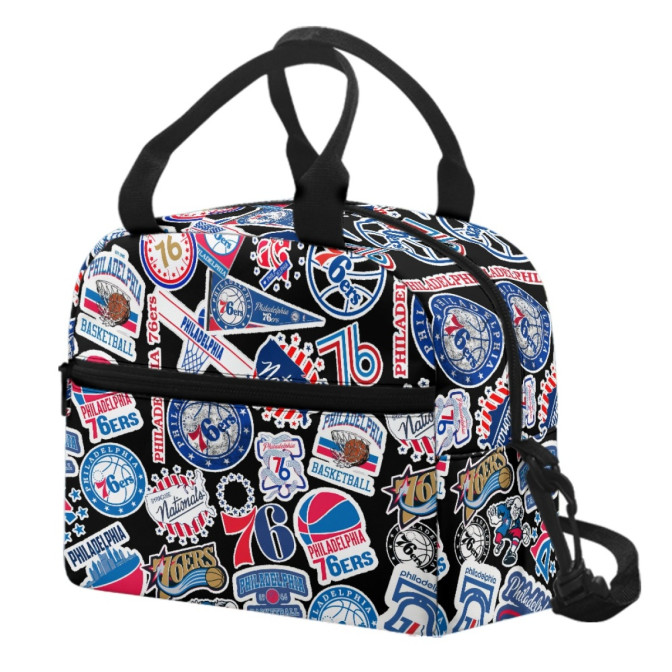 NBA Philadelphia 76ers Insulated Lunch Bag Box - Philadelphia 76ers ...
