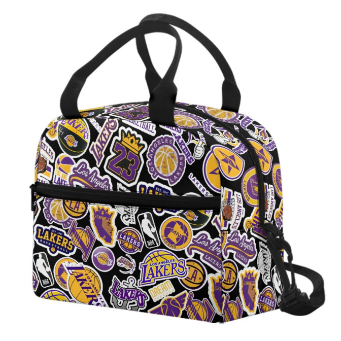 NBA Los Angeles Lakers Insulated Lunch Bag Box - Los Angeles Lakers ...