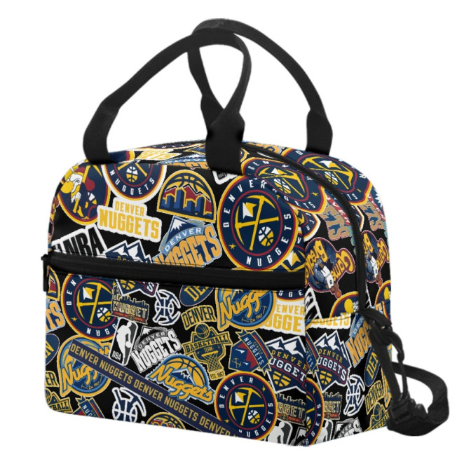 NBA Denver Nuggets Insulated Lunch Bag Box - Nuggest Mania Sticker ...