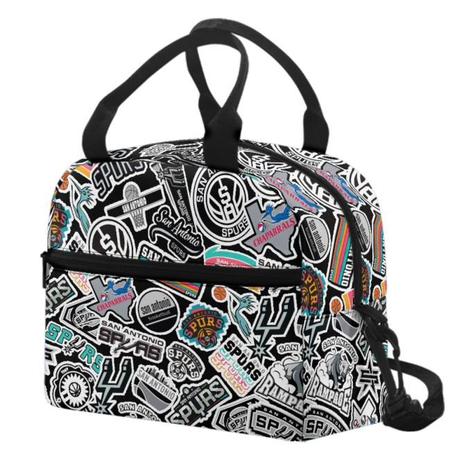 NBA San Antonio Spurs Insulated Lunch Bag Box - San Antonio Spurs Mania ...