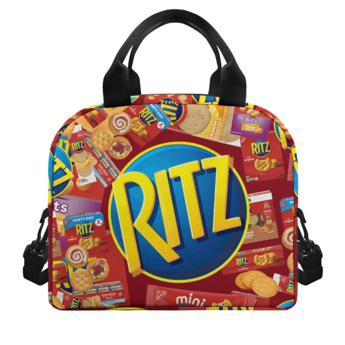 Ritz Crackers Lunch Box - Ritz Crackers Mania Collage Logo | Trendapack