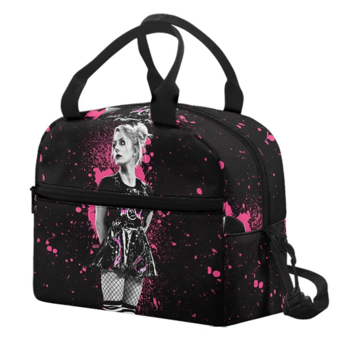 WWE Alexa Bliss Lunch Box - Alexa Bliss Grayscale Pink Splash | Trendapack
