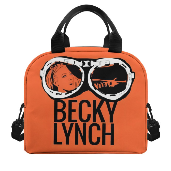 WWE Becky Lynch Lunch Box - Becky Lynch Glasses Illustration | Trendapack
