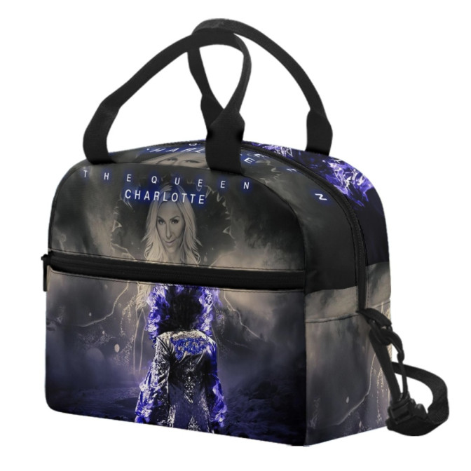 WWE Charlotte Flair Lunch Box - Charlotte The Queen Flair Back Portrait ...