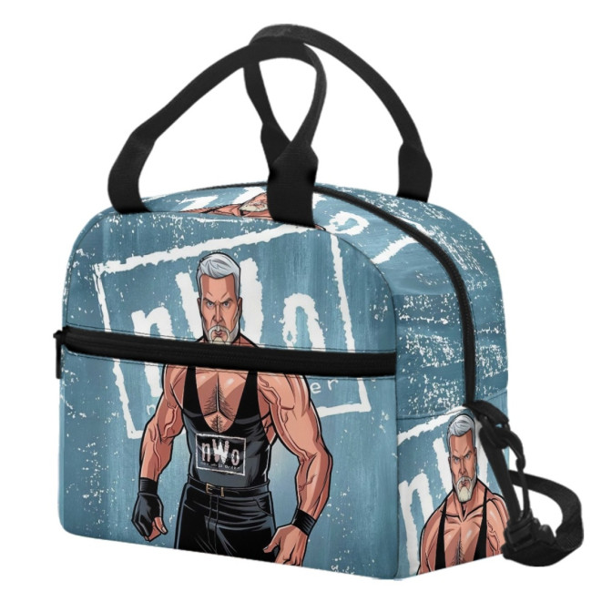 WWE Kevin Nash Lunch Box - Kevin Nash Portrait Cartoon Art | Trendapack