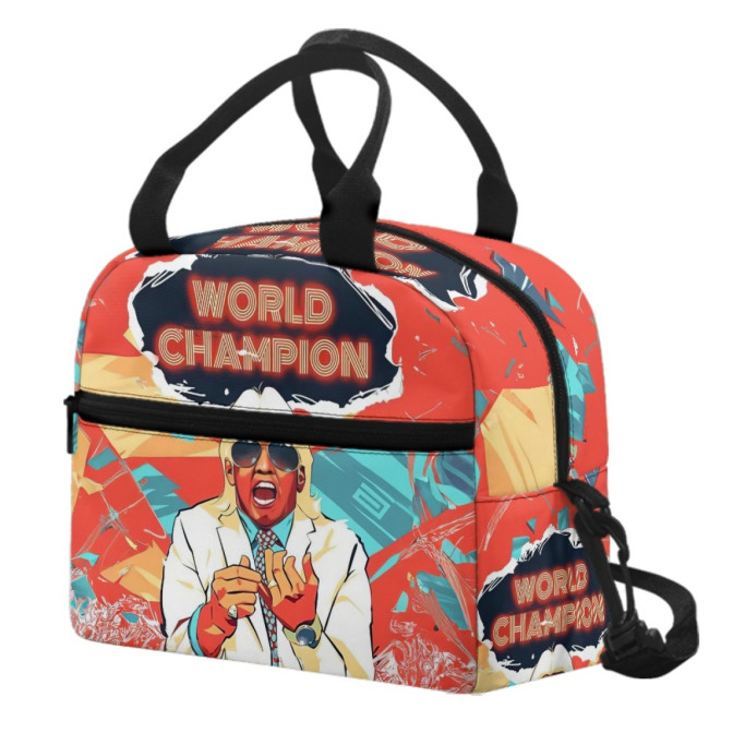 WWE Ric Flair Lunch Box - Ric Flair Portrait Word Champion Poster ...