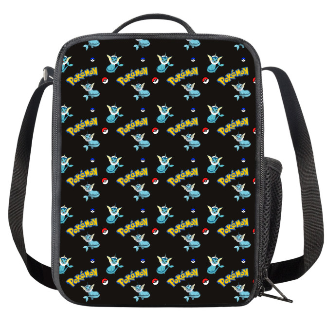 Pokemon Vaporeon Insulated Soft Lunch Box Lunchbox For School ...