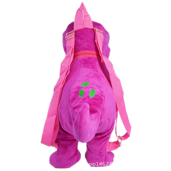 Barney Plush Kids Preschool Kindergarten Backpack Rucksack | Trendapack