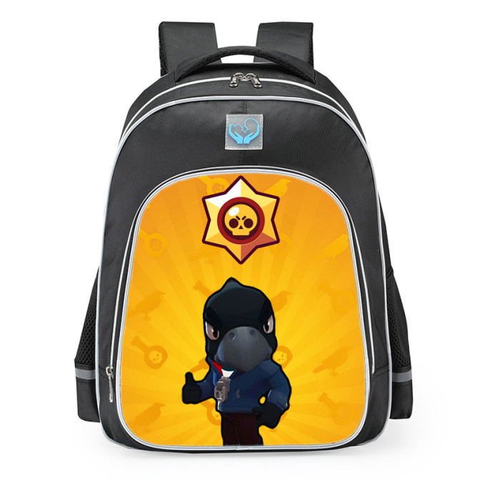 Brawl Stars Crow School Backpack | Trendapack