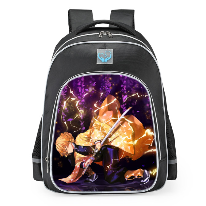 Demon Slayer Zenitsu Agatsuma School Backpack | Trendapack
