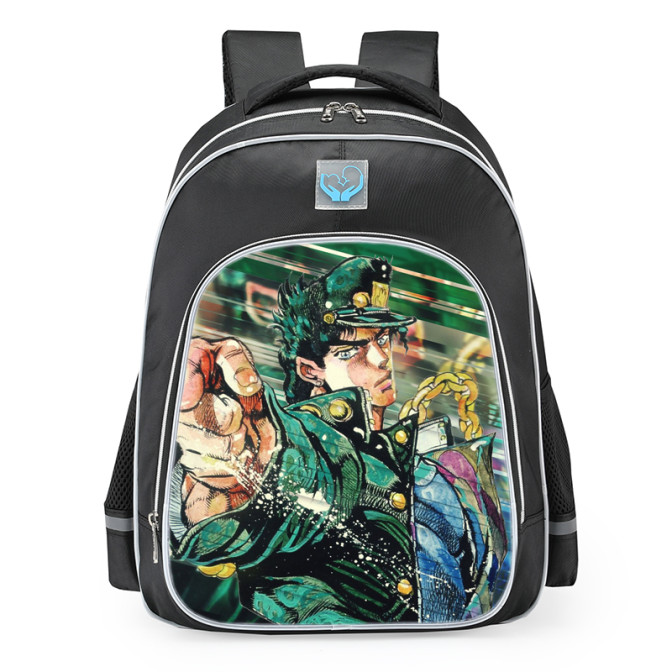 JoJo's Bizarre Adventure Jotaro Kujo School Backpack | Trendapack