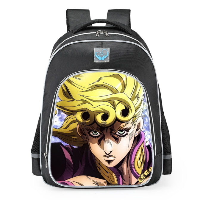 JoJo's Bizarre Adventure Giorno Giovanna School Backpack | Trendapack