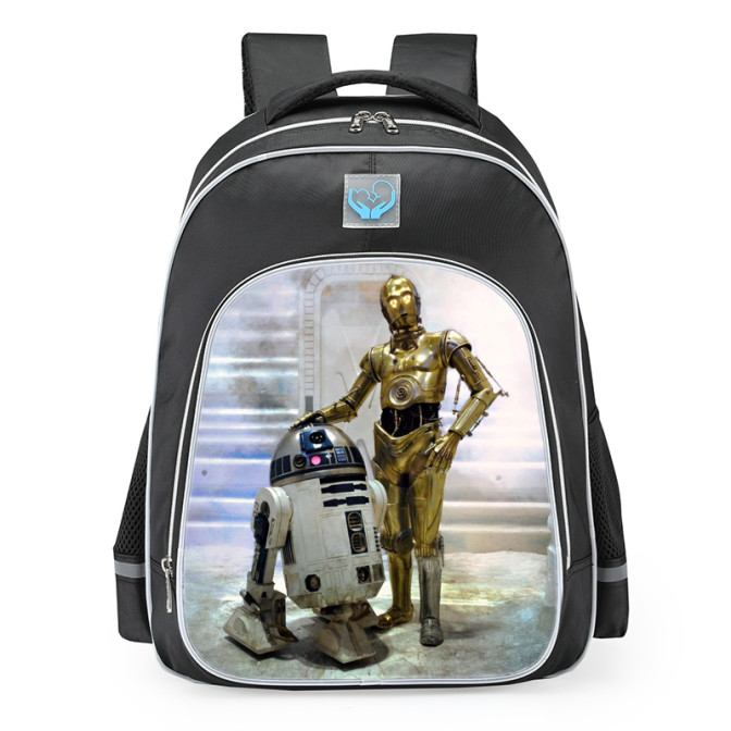 Star Wars C-3PO And R2-D2 Backpack Rucksack | Trendapack