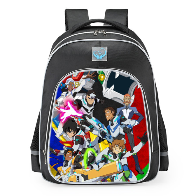 Voltron Legendary Defender Characters School Backpack | Trendapack