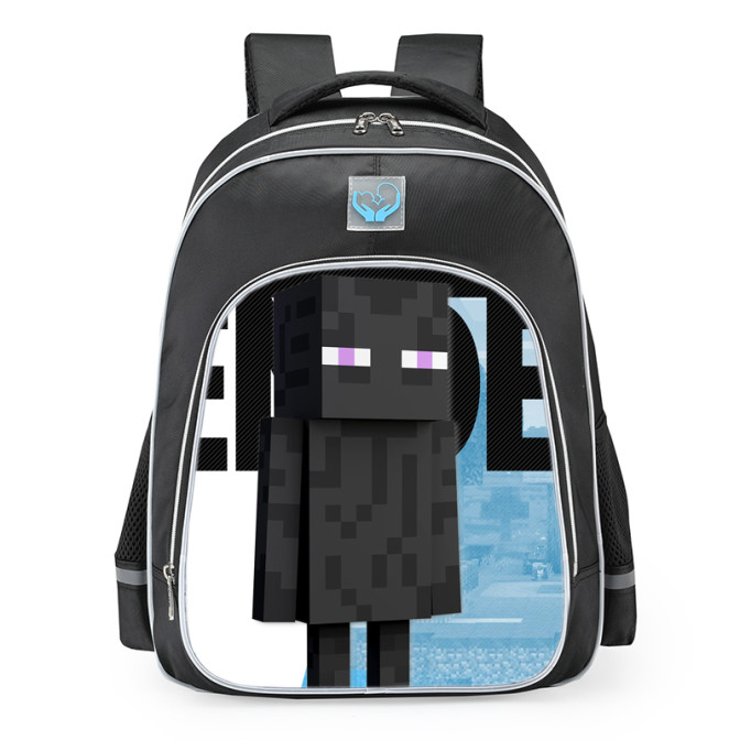 Super Smash Bros Ultimate Enderman Minecraft School Backpack | Trendapack