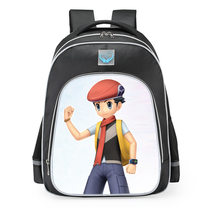 Pokemon Diamond and Pearl Lucas School Backpack | Trendapack