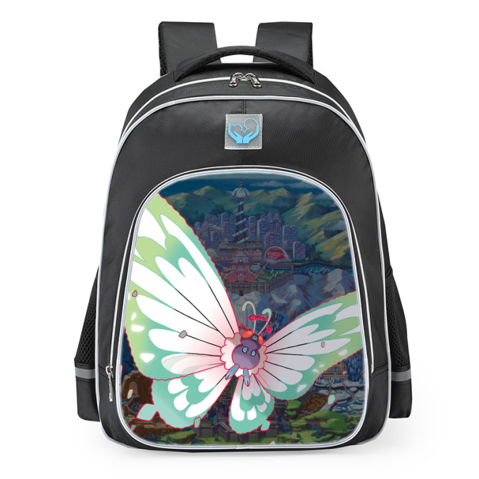 Pokemon Sword And Shield GMax Butterfree School Backpack | Trendapack