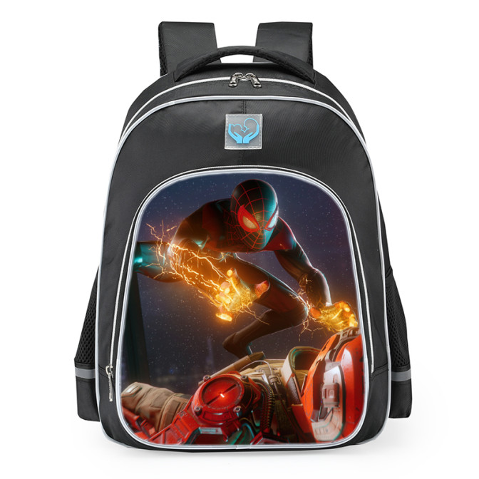 Spider Man Miles Morales Venom Strike School Backpack | Trendapack