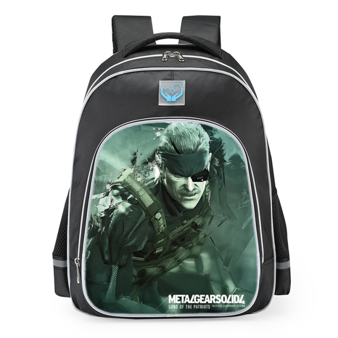 Metal Gear Solid 4 Snake School Backpack | Trendapack