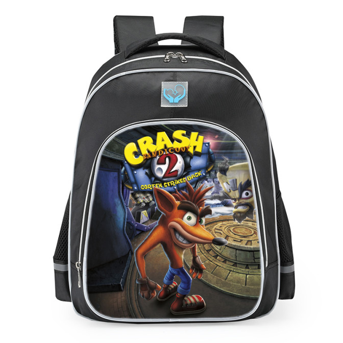 Crash Bandicoot 2 Cortex Strikes Back School Backpack | Trendapack