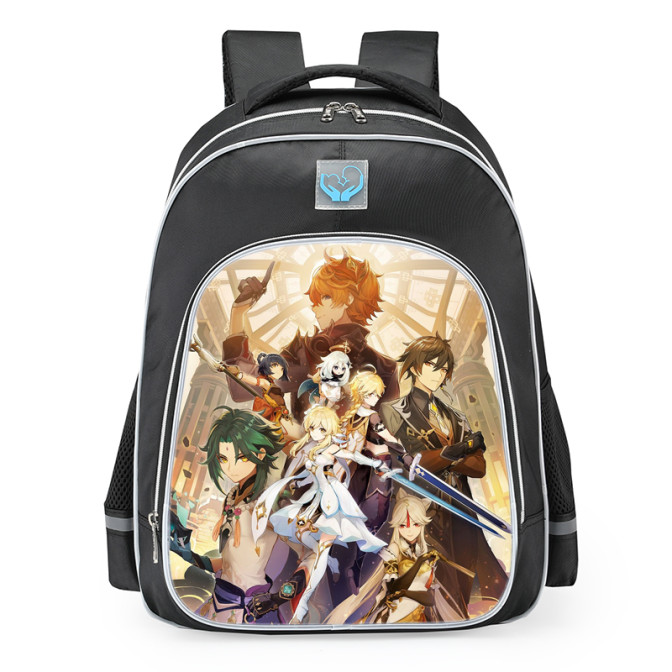 Genshin Impact Characters School Backpack | Trendapack