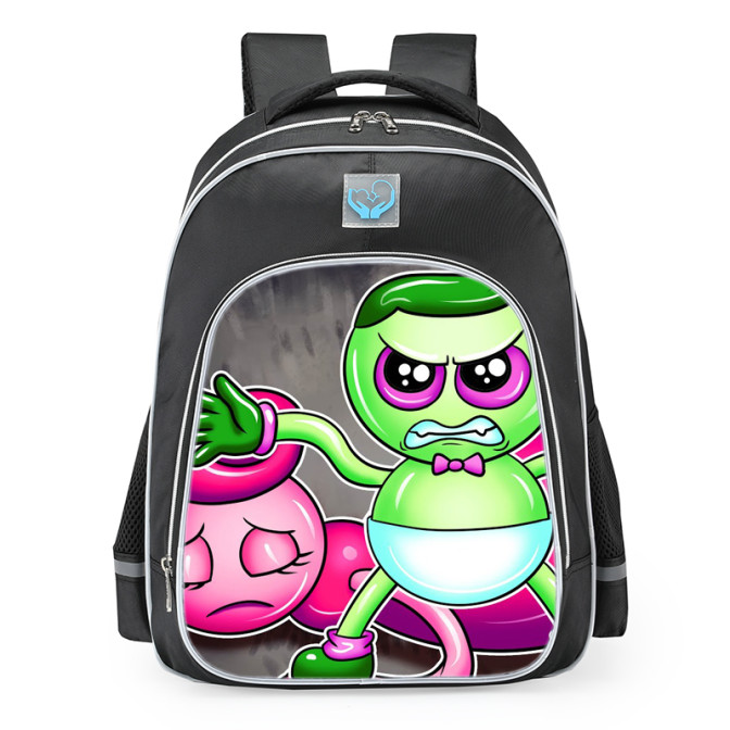Poppy Playtime Baby Long Leg Brave Animated School Backpack | Trendapack