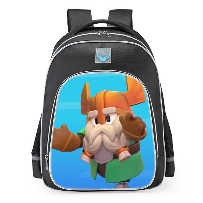 Fall Guys Elder Dwarf Skin School Backpack | Trendapack