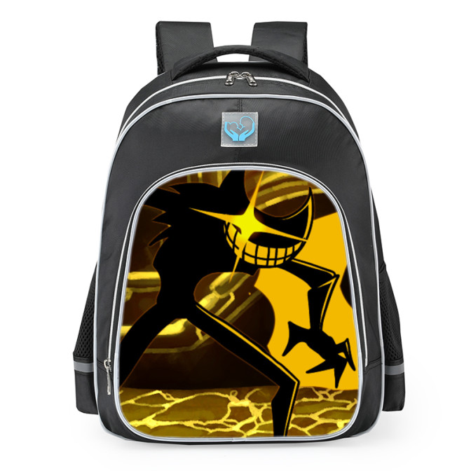 Friday Night Funkin Indie Cross Nightmare Ink Bendy School Backpack ...