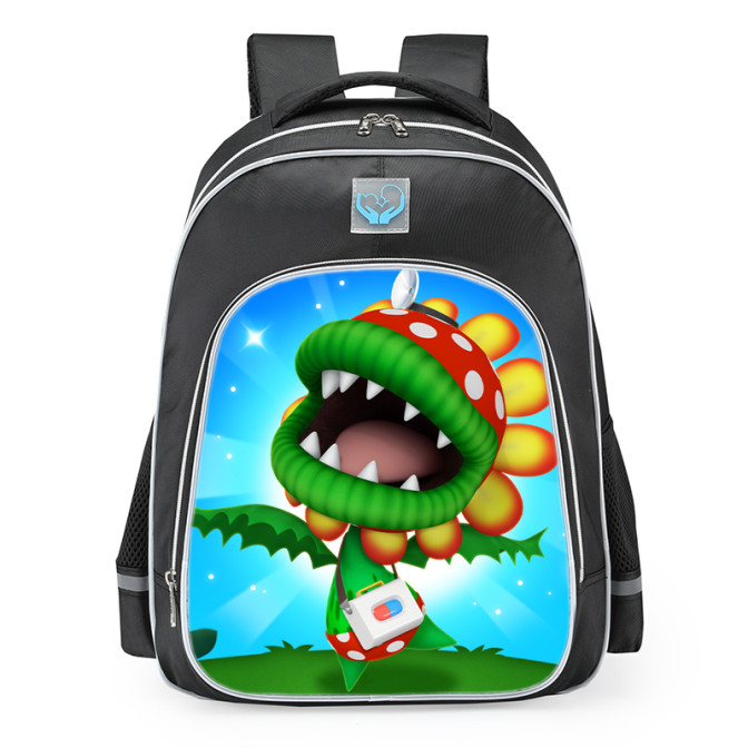 Super Mario Villain Petey Piranha School Backpack | Trendapack
