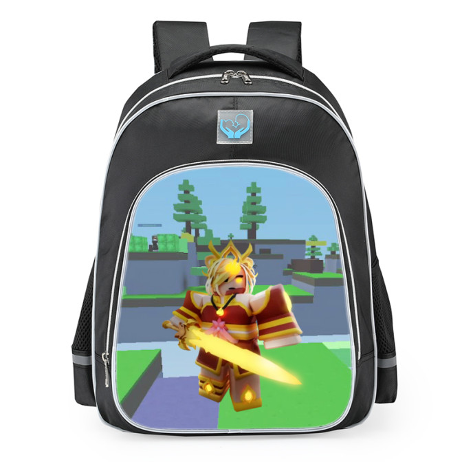 Roblox BedWars Tiger Brawler Freiya Skin School Backpack | Trendapack