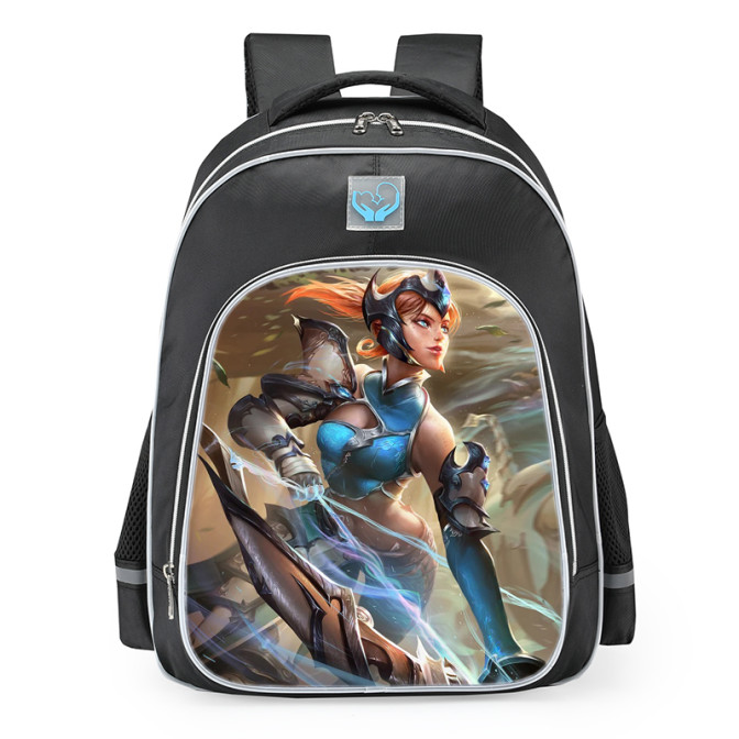 Smite Artemis Valiant Huntress Skin School Backpack | Trendapack