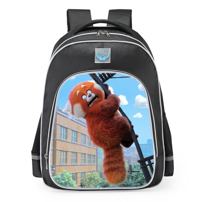 Disney Turning Red Panda Funny School Backpack | Trendapack