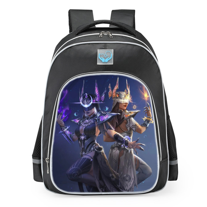 Smite Hel Eclipse Summoner Skin School Backpack | Trendapack